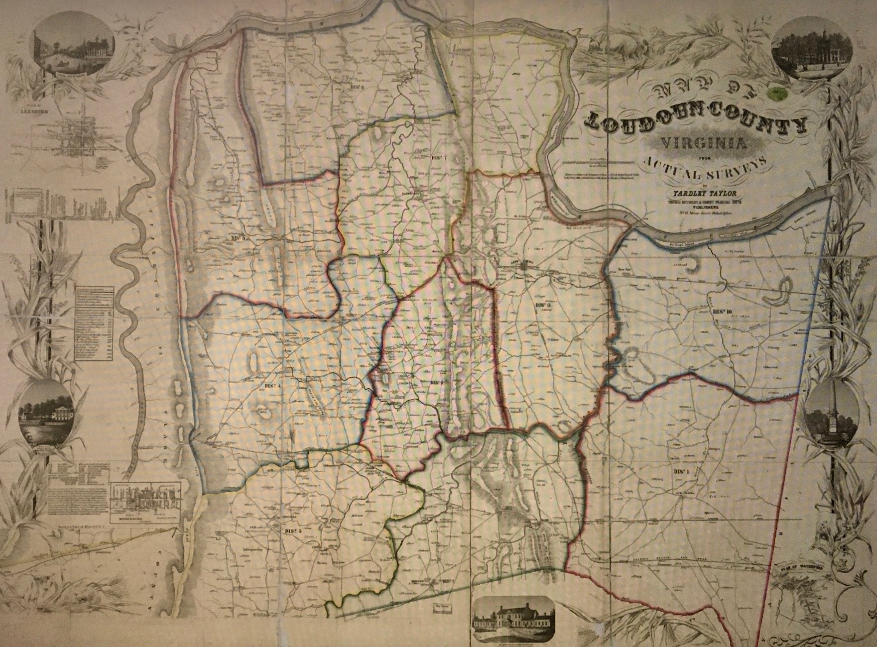 Roads to Civil War: a Quaker’s map of Loudoun County – Nest of ...